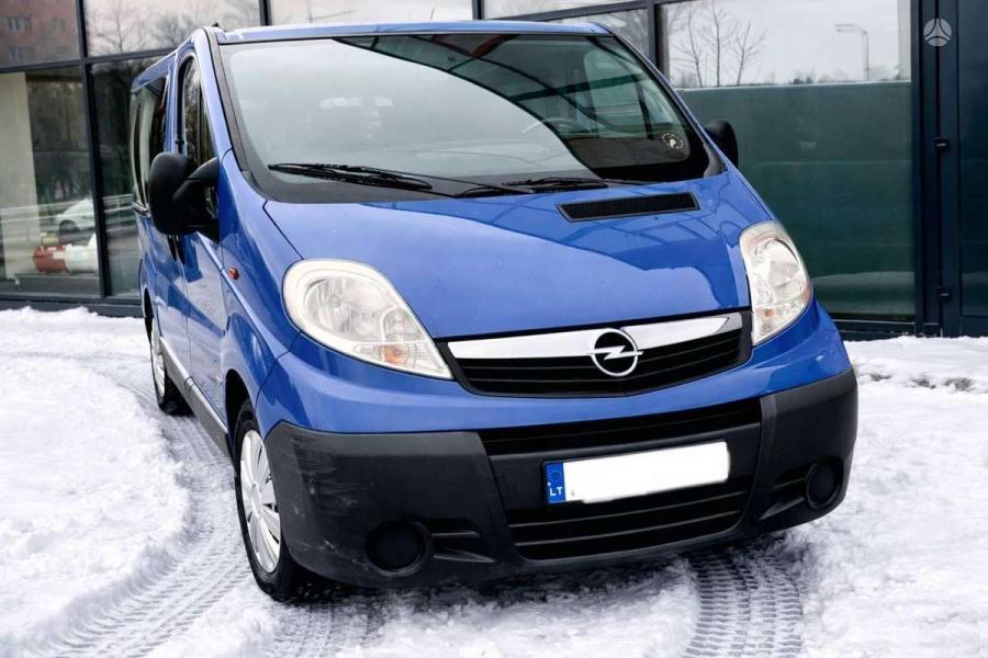 Zils Opel Vivaro 2008 Klaipėda, ar dzinēja tilpumu 2.00 L un nobraukumu 270 tūkst. km par 6400 €, foto 2 vietnē AUTOMOTO.COM.LV