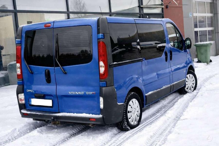Zils Opel Vivaro 2008 Klaipėda, ar dzinēja tilpumu 2.00 L un nobraukumu 270 tūkst. km par 6400 €, foto 3 vietnē AUTOMOTO.COM.LV