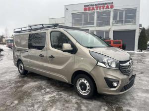 Brown Opel Vivaro 2016 in Alytus, with an engine capacity of 1.60 L and mileage of 120 thousand km for 6897 €, photo 6 on AUTOMOTO.COM.LV