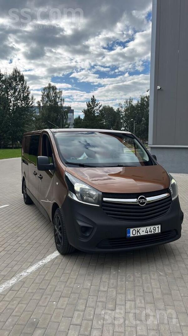 Opel Vivaro 2017 in Riga on AUTOMOTO.COM.LV Brown Opel Vivaro 2017 in Riga, with an engine capacity of 1.60 L and mileage of 300 thousand km for 9895 €, photo 3 on AUTOMOTO.COM.LV