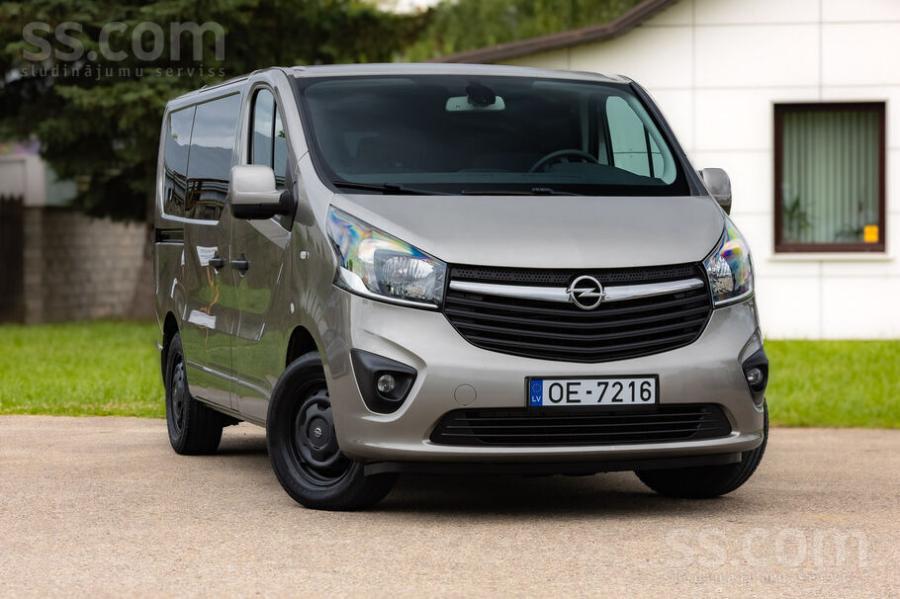 Brown Opel Vivaro 2016 in Jelgava, with an engine capacity of 1.60 L and mileage of 0 thousand km for 12500 €, photo 5 on AUTOMOTO.COM.LV