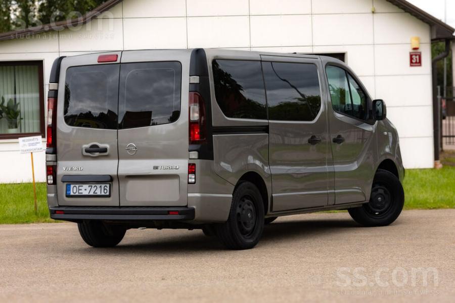 Brown Opel Vivaro 2016 in Jelgava, with an engine capacity of 1.60 L and mileage of 0 thousand km for 12500 €, photo 6 on AUTOMOTO.COM.LV
