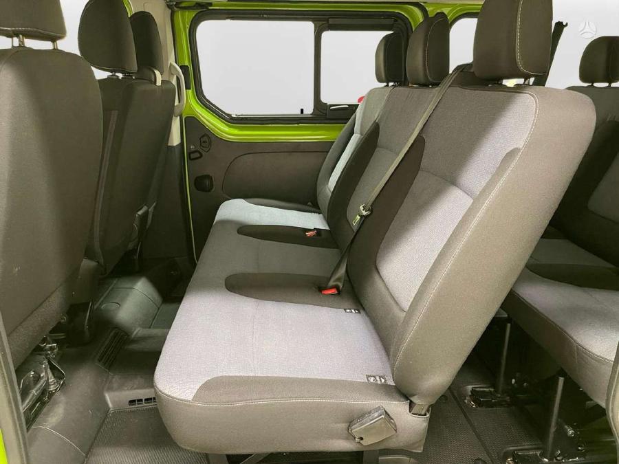Green Opel Vivaro 2018 in Marijampole, with an engine capacity of 1.60 L and mileage of 258 thousand km for 13298 €, photo 16 on AUTOMOTO.COM.LV