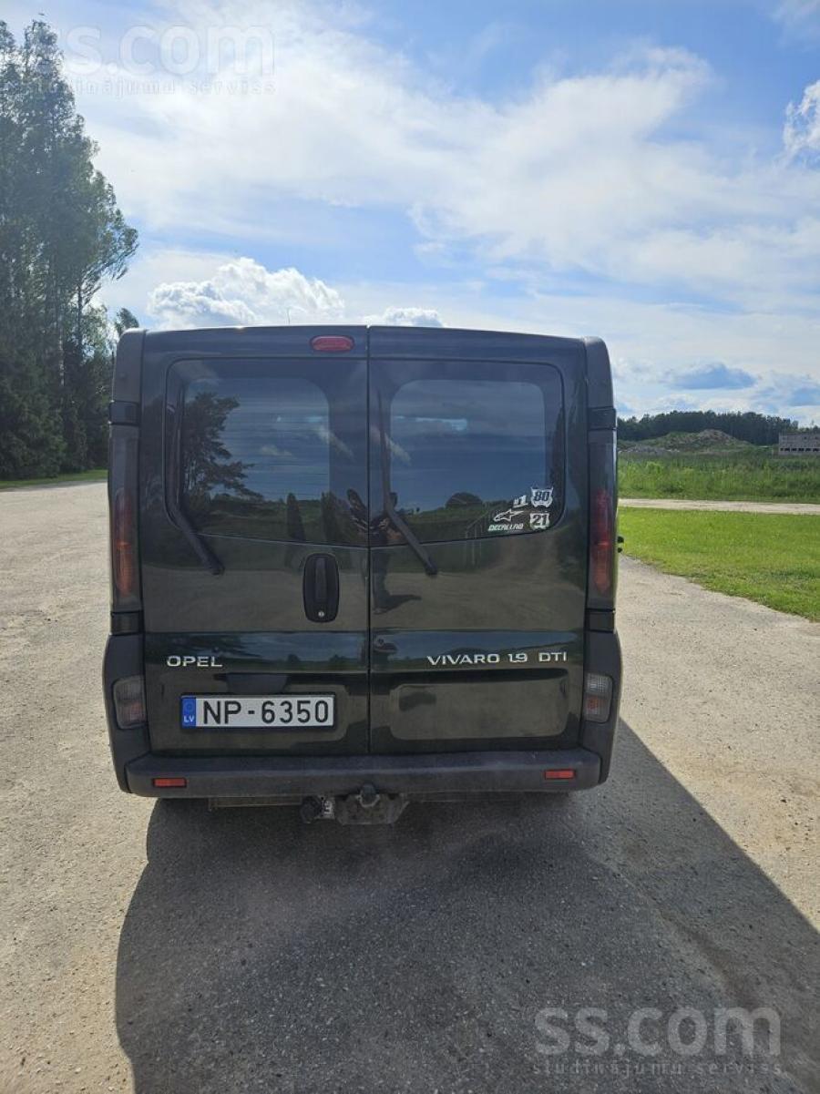 Zaļš Opel Vivaro 2002 Preiļi, ar dzinēja tilpumu 1.90 L un nobraukumu 348 tūkst. km par 3950 €, foto 3 vietnē AUTOMOTO.COM.LV