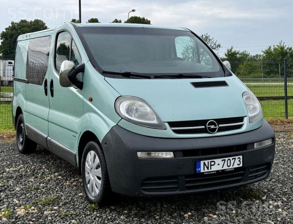 Green Opel Vivaro 2003 in Riga, with an engine capacity of 1.90 L and mileage of 298 thousand km for 2150 €, photo 1 on AUTOMOTO.COM.LV