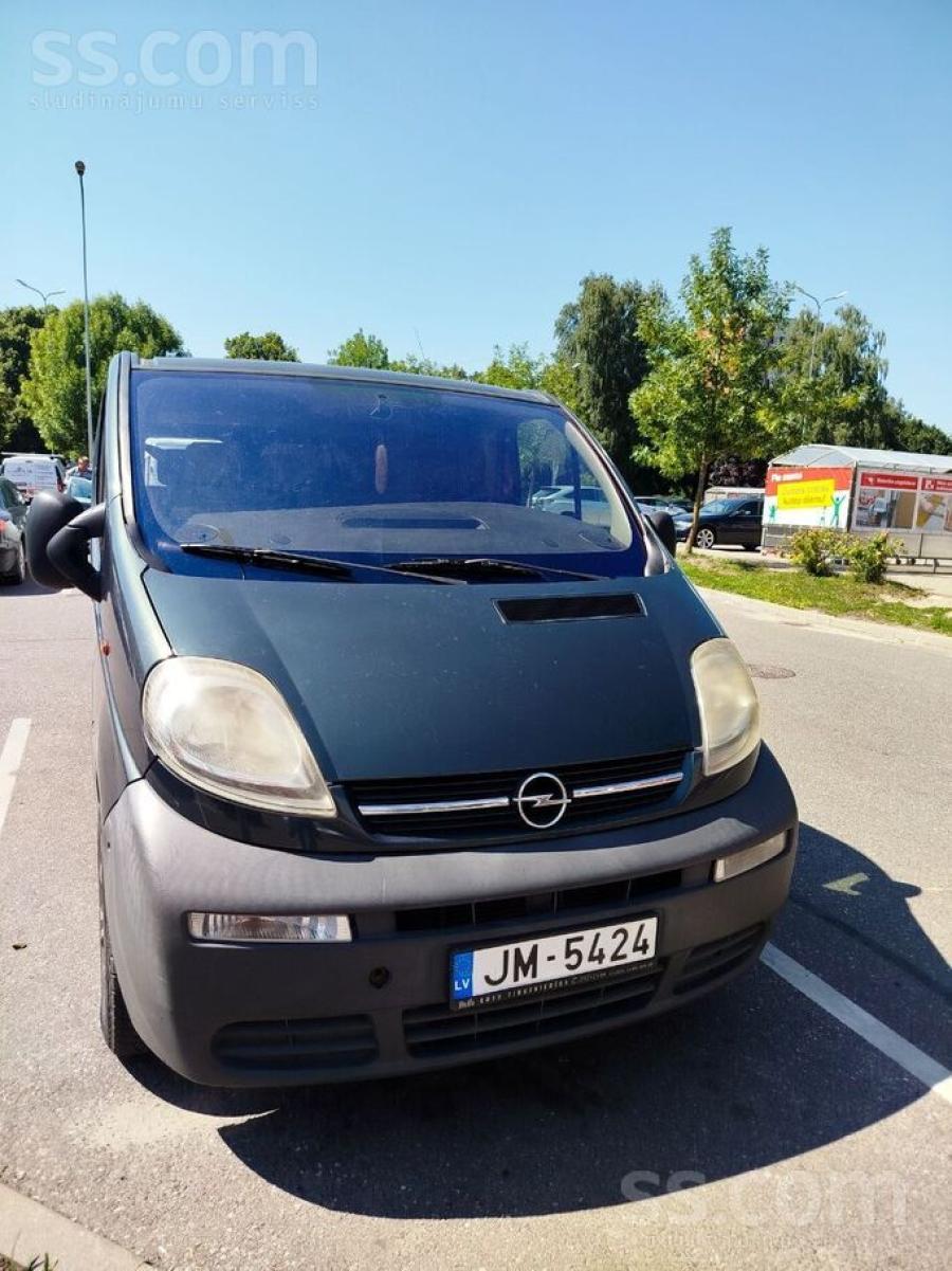 Zaļš Opel Vivaro 2003 Rīga, ar dzinēja tilpumu 1.90 L un nobraukumu 200 tūkst. km par 3500 €, foto 3 vietnē AUTOMOTO.COM.LV