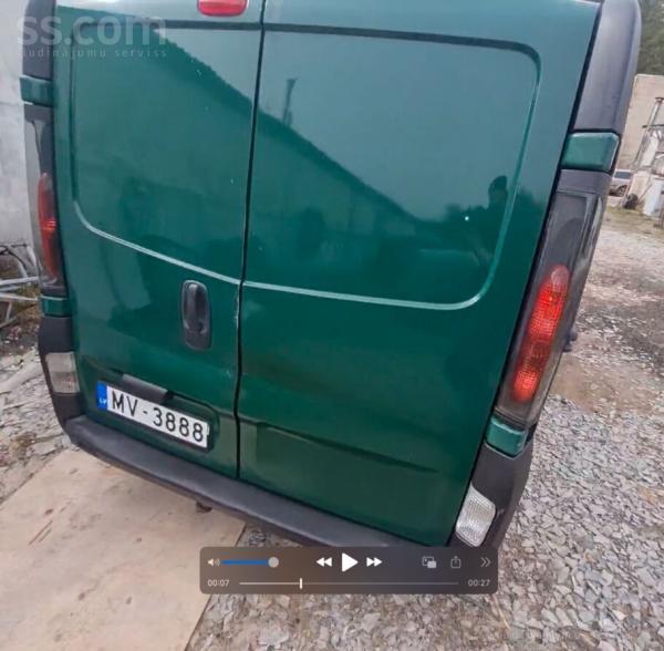 Zaļš Opel Vivaro 2006 Rīga, ar dzinēja tilpumu 2.50 L un nobraukumu 393 tūkst. km par 5800 €, foto 3 vietnē AUTOMOTO.COM.LV