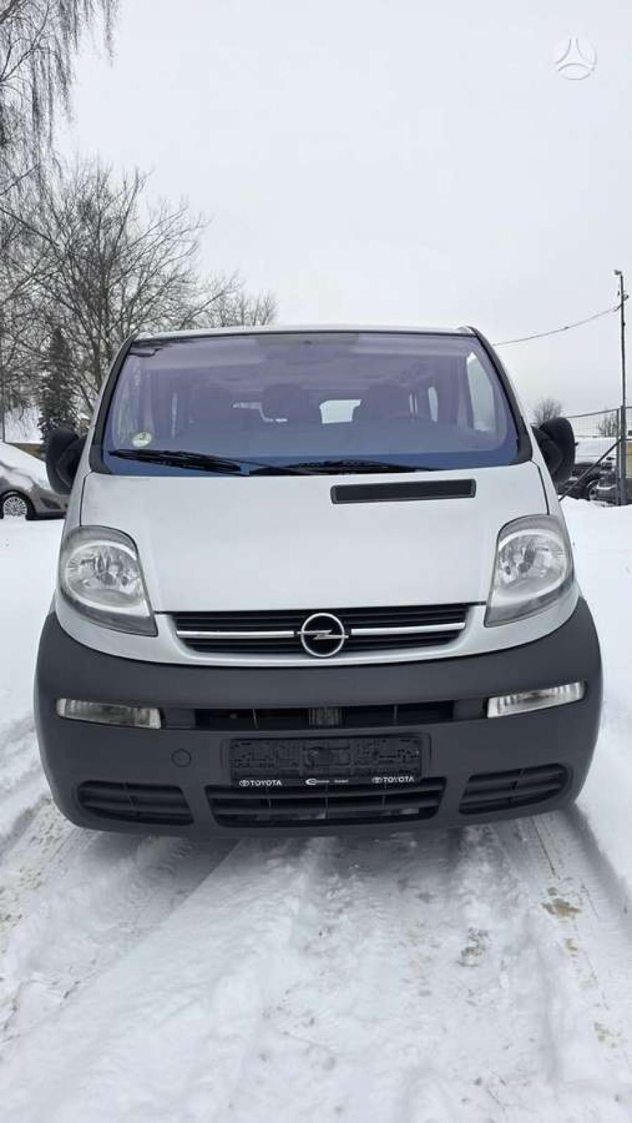 Pelēks Opel Vivaro 2003 Šauļi, ar dzinēja tilpumu 1.90 L un nobraukumu 298 tūkst. km par 4999 €, foto 8 vietnē AUTOMOTO.COM.LV