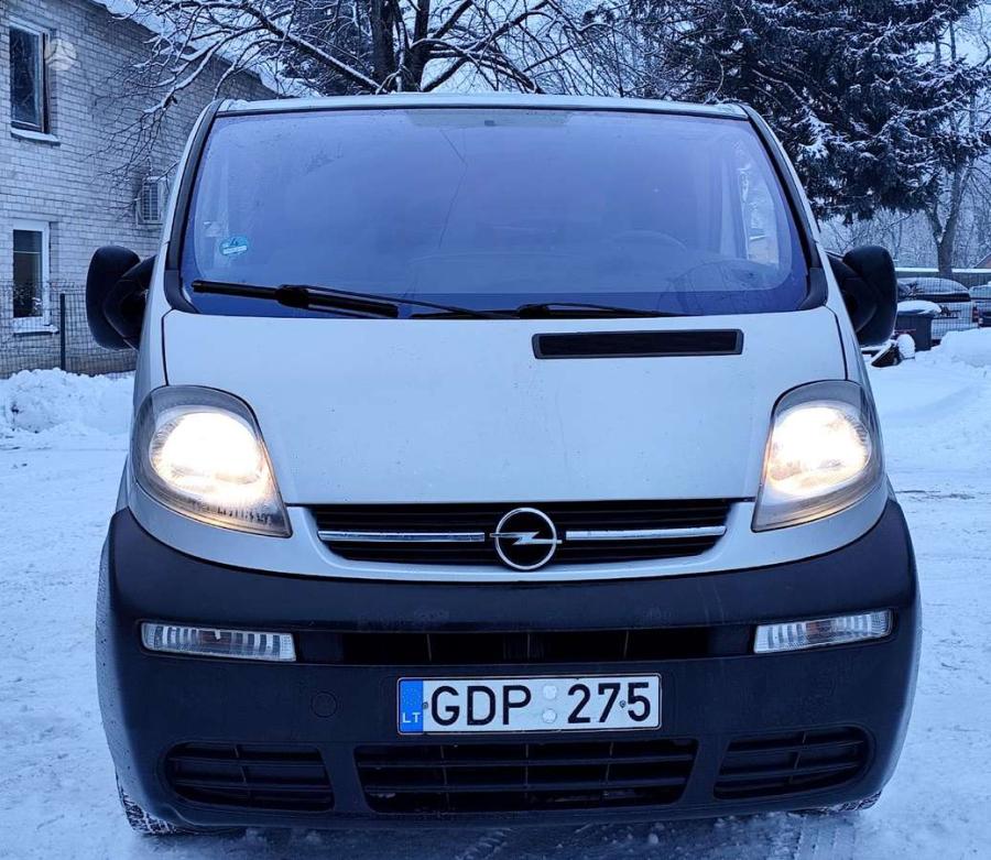 Pelēks Opel Vivaro 2003 Šilutė, ar dzinēja tilpumu 1.90 L un nobraukumu 350 tūkst. km par 4299 €, foto 5 vietnē AUTOMOTO.COM.LV