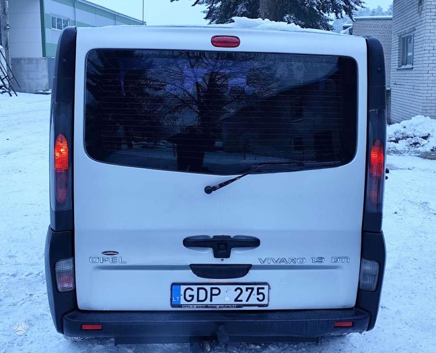 Pelēks Opel Vivaro 2003 Šilutė, ar dzinēja tilpumu 1.90 L un nobraukumu 350 tūkst. km par 4299 €, foto 10 vietnē AUTOMOTO.COM.LV