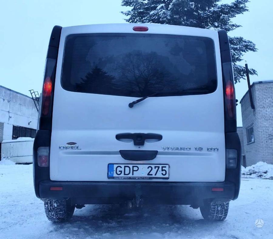 Pelēks Opel Vivaro 2003 Šilutė, ar dzinēja tilpumu 1.90 L un nobraukumu 350 tūkst. km par 4299 €, foto 17 vietnē AUTOMOTO.COM.LV