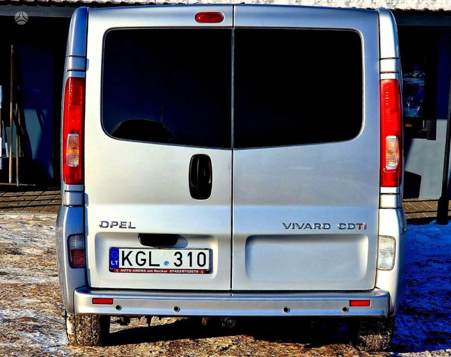 Pelēks Opel Vivaro 2007 Kretinga, ar dzinēja tilpumu 2.00 L un nobraukumu 185 tūkst. km par 7499 €, foto 12 vietnē AUTOMOTO.COM.LV