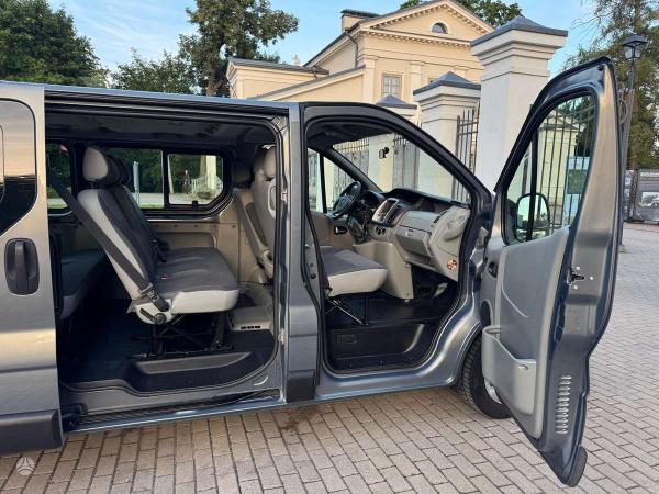 Grey Opel Vivaro 2013 in Vilnius, with an engine capacity of 2.00 L and mileage of 260 thousand km for 9999 €, photo 34 on AUTOMOTO.COM.LV