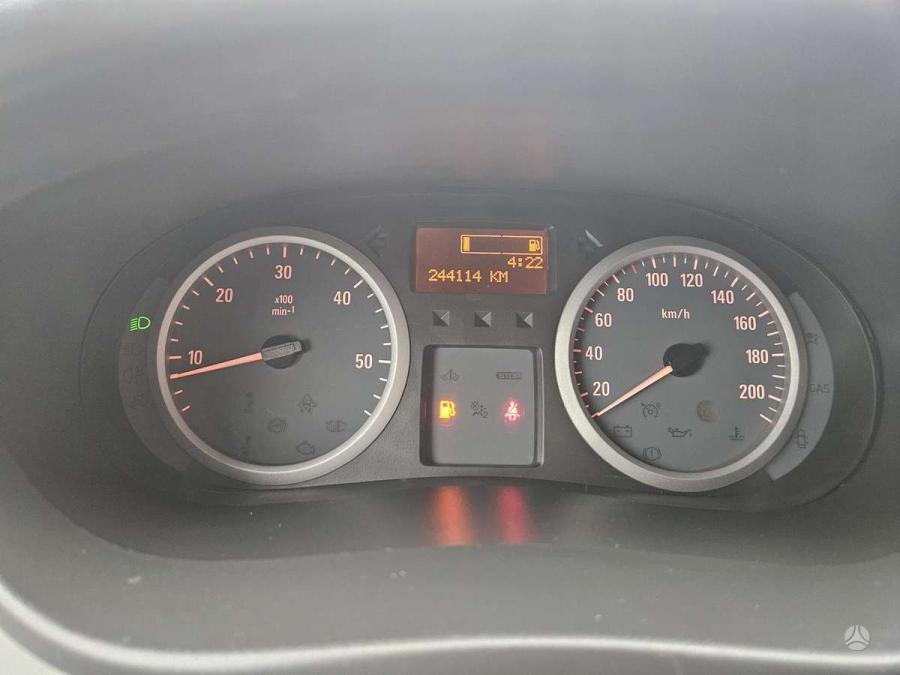 Grey Opel Vivaro 2013 in Siauliai, with an engine capacity of 2.00 L and mileage of 244 thousand km for 11950 €, photo 21 on AUTOMOTO.COM.LV
