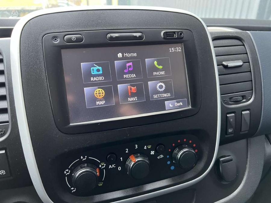 Grey Opel Vivaro 2015 in Alytus, with an engine capacity of 1.60 L and mileage of 274 thousand km for 8950 €, photo 24 on AUTOMOTO.COM.LV