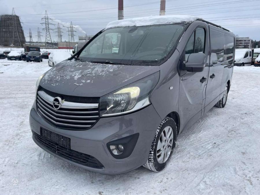 Pelēks Opel Vivaro 2017 Kauņa, ar dzinēja tilpumu 1.60 L un nobraukumu 278 tūkst. km par 5450 €, foto 3 vietnē AUTOMOTO.COM.LV