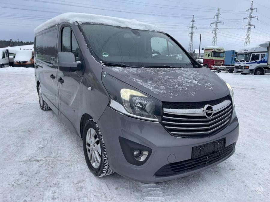 Pelēks Opel Vivaro 2017 Kauņa, ar dzinēja tilpumu 1.60 L un nobraukumu 278 tūkst. km par 5450 €, foto 5 vietnē AUTOMOTO.COM.LV