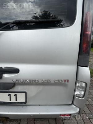 Pelēks Opel Vivaro 2006 Rīga, ar dzinēja tilpumu 2.50 L un nobraukumu 293 tūkst. km par 4500 €, foto 7 vietnē AUTOMOTO.COM.LV