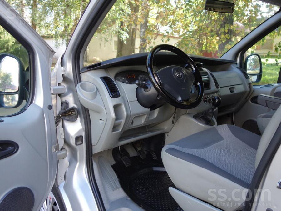 Pelēks Opel Vivaro 2006 Rīga, ar dzinēja tilpumu 1.90 L un nobraukumu 262 tūkst. km par 5550 €, foto 6 vietnē AUTOMOTO.COM.LV