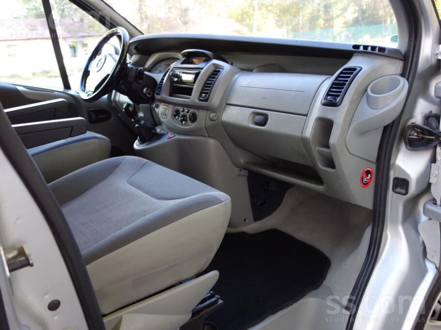 Pelēks Opel Vivaro 2006 Rīga, ar dzinēja tilpumu 1.90 L un nobraukumu 262 tūkst. km par 5550 €, foto 11 vietnē AUTOMOTO.COM.LV