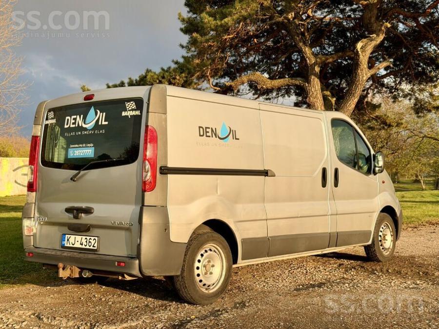 Grey Opel Vivaro 2010 in Liepaja, with an engine capacity of 2.00 L and mileage of 132 thousand km for 4950 €, photo 6 on AUTOMOTO.COM.LV