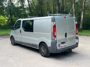 Grey Opel Vivaro 2010 in Riga, with an engine capacity of 2.00 L and mileage of 0 thousand km for 5490 €, photo 4 on AUTOMOTO.COM.LV