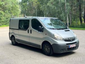 Grey Opel Vivaro 2010 in Riga, with an engine capacity of 2.00 L and mileage of 0 thousand km for 5490 €, photo 8 on AUTOMOTO.COM.LV