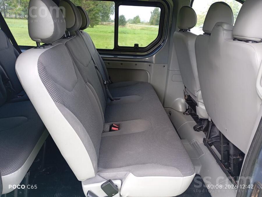 Pelēks Opel Vivaro 2011 Bauska, ar dzinēja tilpumu 2.50 L un nobraukumu 261 tūkst. km par 9900 €, foto 8 vietnē AUTOMOTO.COM.LV