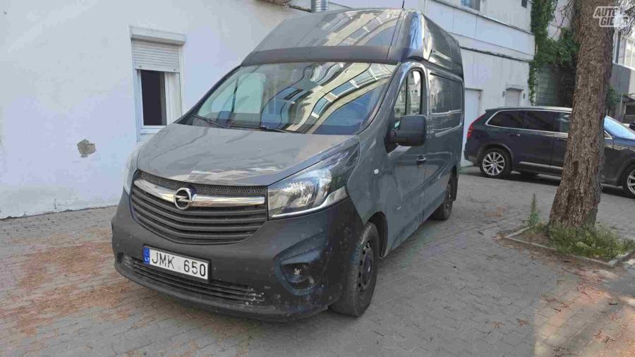 Grey Opel Vivaro 2016 in Vilnius, with an engine capacity of 1.60 L and mileage of 130 thousand km for 15000 €, photo 5 on AUTOMOTO.COM.LV