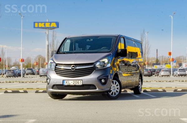Grey Opel Vivaro 2017 in Riga, with an engine capacity of 1.60 L and mileage of 350 thousand km for 9590 €, photo 1 on AUTOMOTO.COM.LV