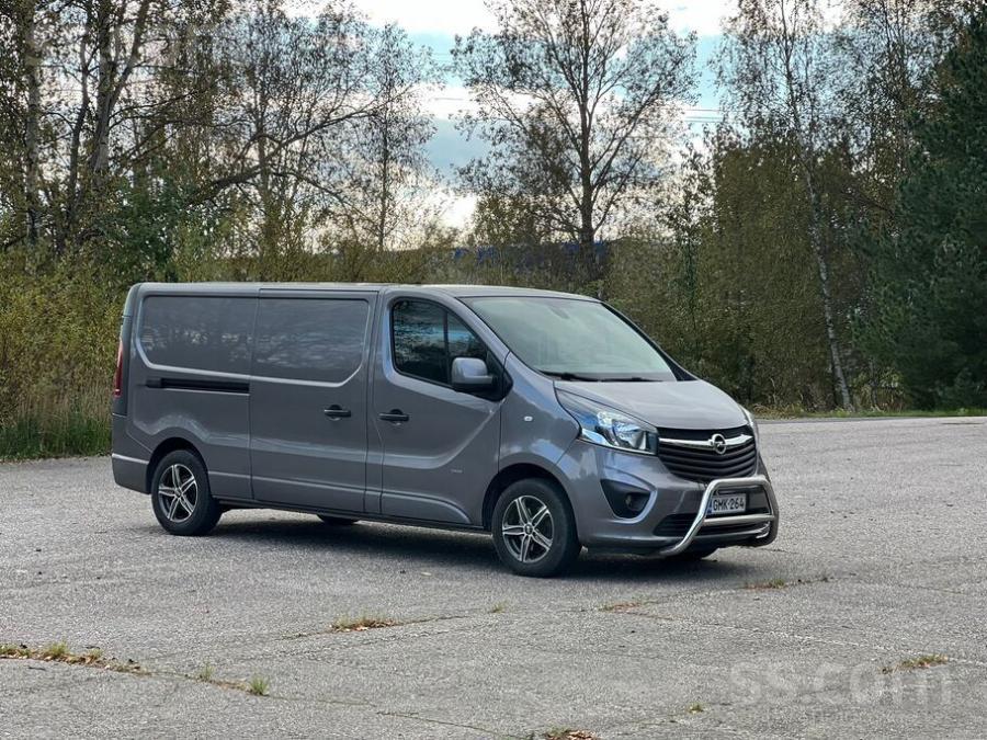 Grey Opel Vivaro 2017 in Ogre, with an engine capacity of 1.60 L and mileage of 188 thousand km for 10400 €, photo 8 on AUTOMOTO.COM.LV