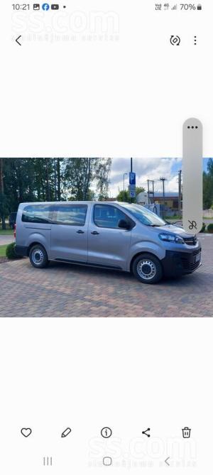 Grey Opel Vivaro 2022 in Riga, with an engine capacity of 1.50 L and mileage of 157 thousand km for 22667 €, photo  on AUTOMOTO.COM.LV