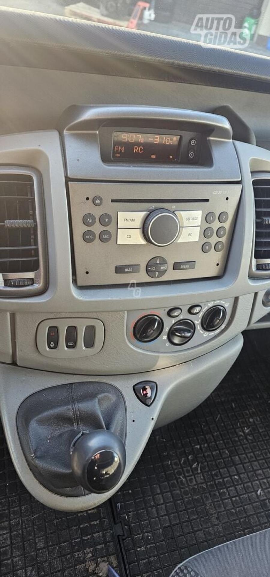 Opel Vivaro 2008 in Mazeikiai, with an engine capacity of 2.00 L and mileage of 373 thousand km for 3300 €, photo 7 on AUTOMOTO.COM.LV