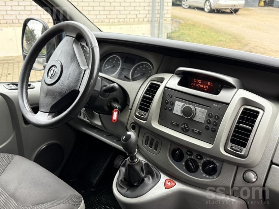 Opel Vivaro 2009 Bauska, ar dzinēja tilpumu 2.00 L un nobraukumu 0 tūkst. km par 5800 €, foto 8 vietnē AUTOMOTO.COM.LV
