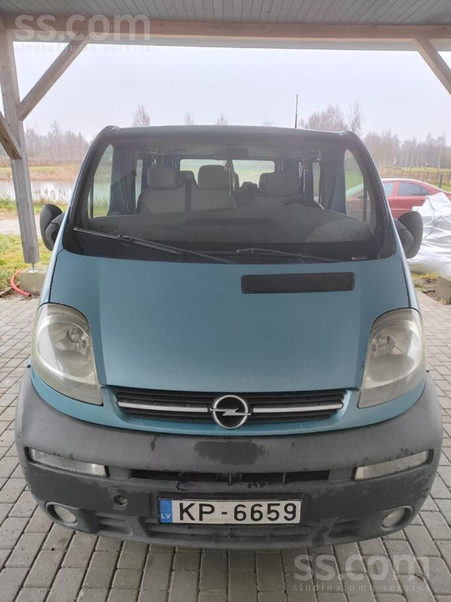 Opel Vivaro 2002 Jelgava, ar dzinēja tilpumu 1.90 L un nobraukumu 276 tūkst. km par 3750 €, foto 4 vietnē AUTOMOTO.COM.LV
