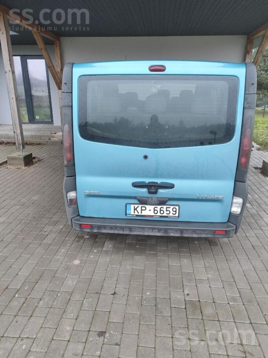 Opel Vivaro 2002 Jelgava, ar dzinēja tilpumu 1.90 L un nobraukumu 276 tūkst. km par 3750 €, foto 5 vietnē AUTOMOTO.COM.LV