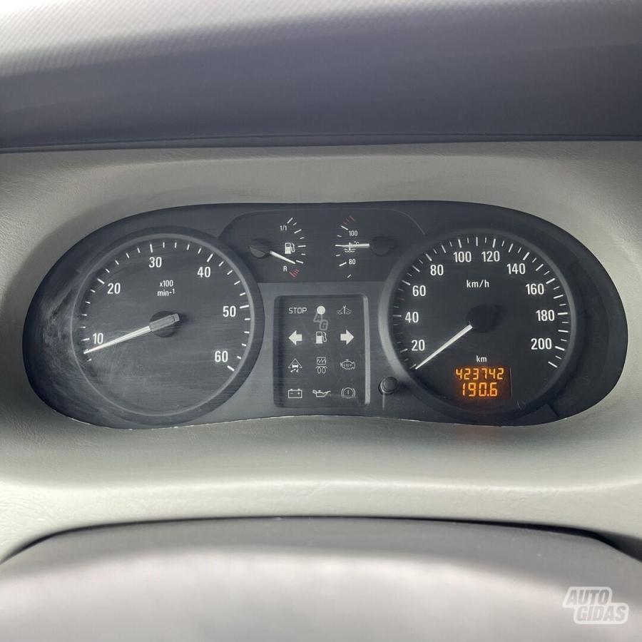 Opel Vivaro 2005 in Siauliai, with an engine capacity of 1.90 L and mileage of 400 thousand km for 3999 €, photo 16 on AUTOMOTO.COM.LV