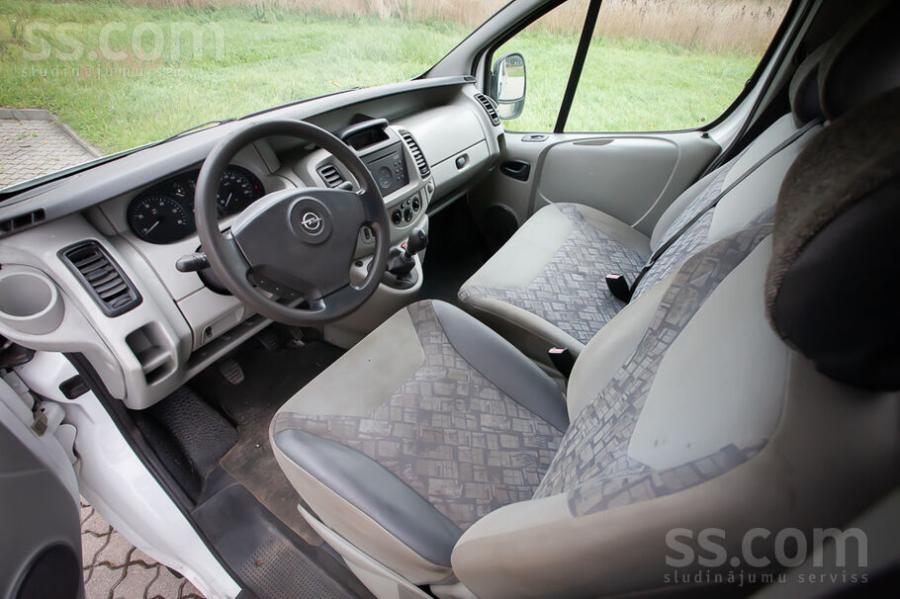Opel Vivaro 2006 Tukums, ar dzinēja tilpumu 1.90 L un nobraukumu 215 tūkst. km par 3990 €, foto 10 vietnē AUTOMOTO.COM.LV