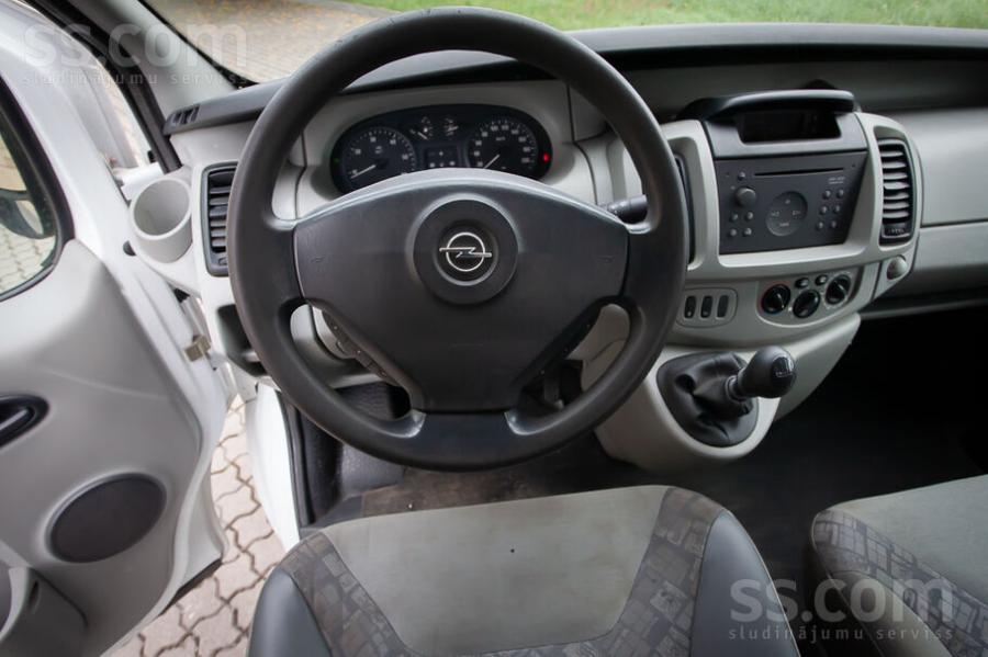 Opel Vivaro 2006 Tukums, ar dzinēja tilpumu 1.90 L un nobraukumu 215 tūkst. km par 3990 €, foto 15 vietnē AUTOMOTO.COM.LV