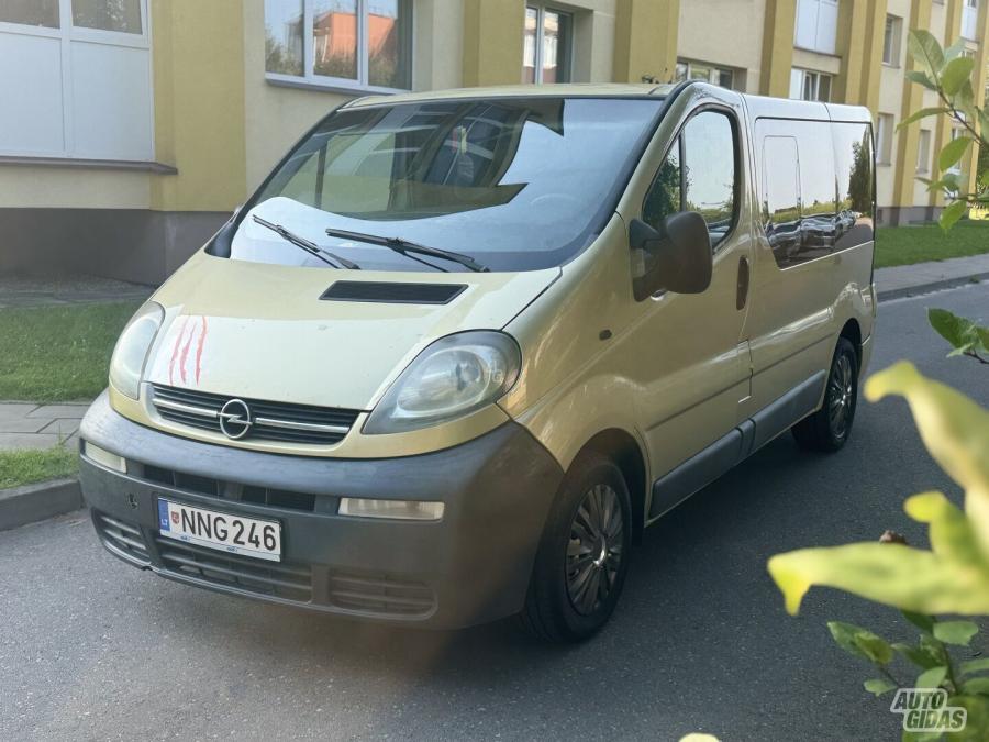 Opel Vivaro 2004 Šalčininkai, ar dzinēja tilpumu 2.50 L un nobraukumu 0 tūkst. km par 2800 €, foto 1 vietnē AUTOMOTO.COM.LV