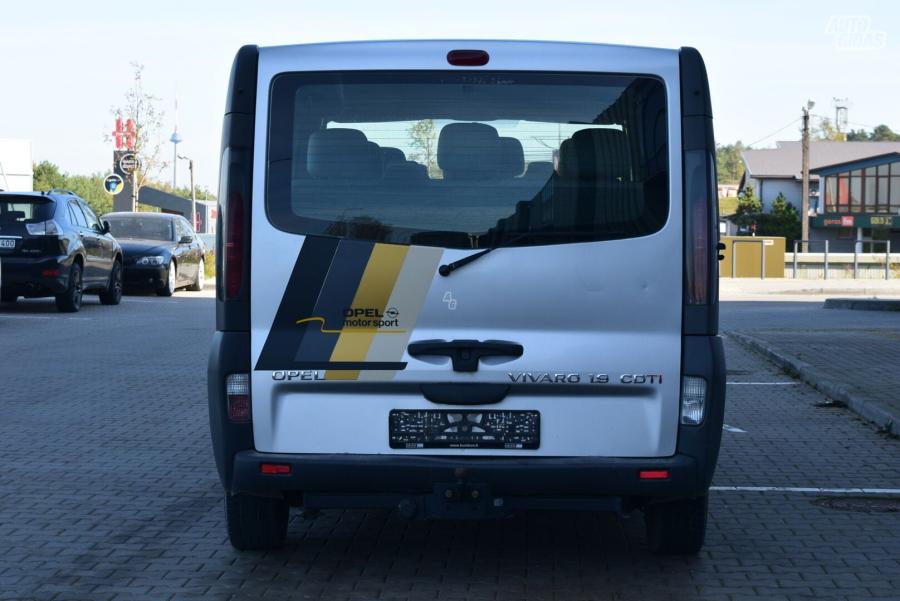 Opel Vivaro 2005 Viļņa, ar dzinēja tilpumu 1.90 L un nobraukumu 278 tūkst. km par 4750 €, foto 5 vietnē AUTOMOTO.COM.LV