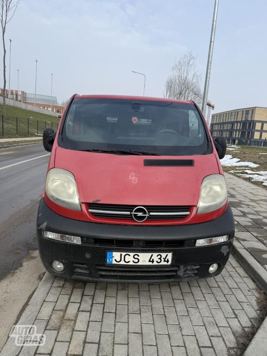 Sarkans Opel Vivaro 2001 Klaipėda, ar dzinēja tilpumu 1.90 L un nobraukumu 389 tūkst. km par 1400 €, foto 2 vietnē AUTOMOTO.COM.LV
