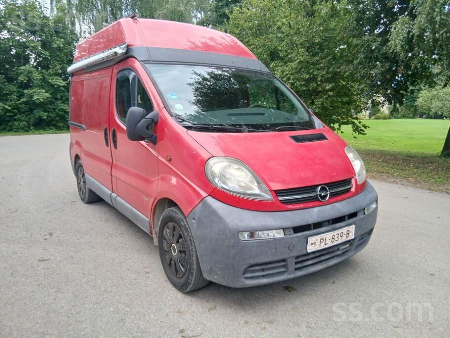 Red Opel Vivaro 2006 in Ogre, with an engine capacity of 1.90 L and mileage of 0 thousand km for 4000 €, photo 8 on AUTOMOTO.COM.LV