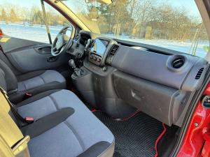 Red Opel Vivaro 2017 in Panevezys, with an engine capacity of 1.60 L and mileage of 175 thousand km for 12500 €, photo 12 on AUTOMOTO.COM.LV