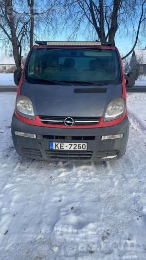 Sarkans Opel Vivaro 2003 Valka, ar dzinēja tilpumu 1.90 L un nobraukumu 380 tūkst. km par 1950 €, foto  vietnē AUTOMOTO.COM.LV