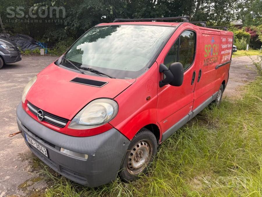 Red Opel Vivaro 2004 in Jurmala, with an engine capacity of 1.90 L and mileage of 300 thousand km for 800 €, photo 3 on AUTOMOTO.COM.LV