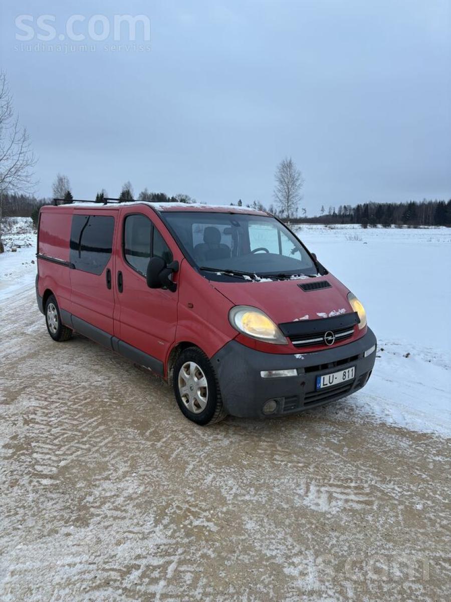 Sarkans Opel Vivaro 2005 Rīga, ar dzinēja tilpumu 1.90 L un nobraukumu 343 tūkst. km par 3500 €, foto 3 vietnē AUTOMOTO.COM.LV