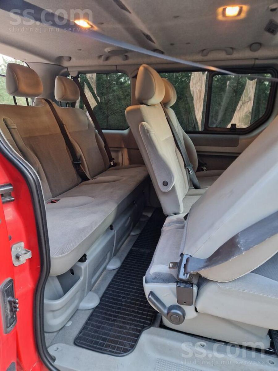 Sarkans Opel Vivaro 2006 Rīga, ar dzinēja tilpumu 2.40 L un nobraukumu 293 tūkst. km par 5000 €, foto 15 vietnē AUTOMOTO.COM.LV