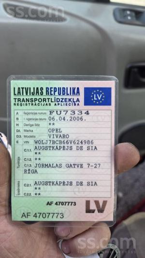 Красный Опель Виваро 2006 в Рига, объемом двигателя 1.90 л и пробегом 354 тыс. км за 3900 €, фото 11 на AUTOMOTO.COM.LV