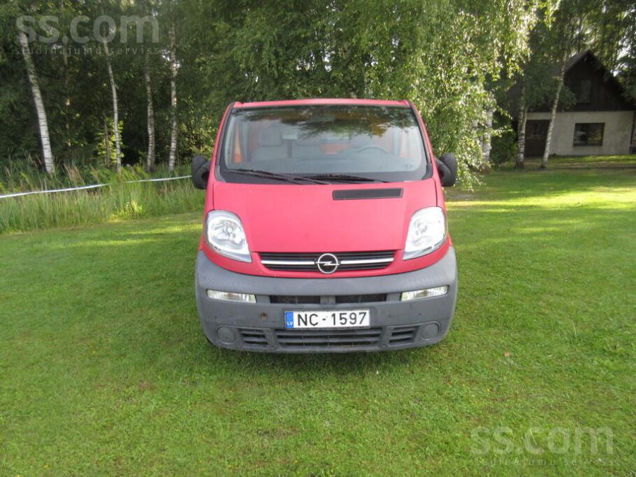 Sarkans Opel Vivaro 2006 Ogre, ar dzinēja tilpumu 2.50 L un nobraukumu 248 tūkst. km par 3500 €, foto 3 vietnē AUTOMOTO.COM.LV